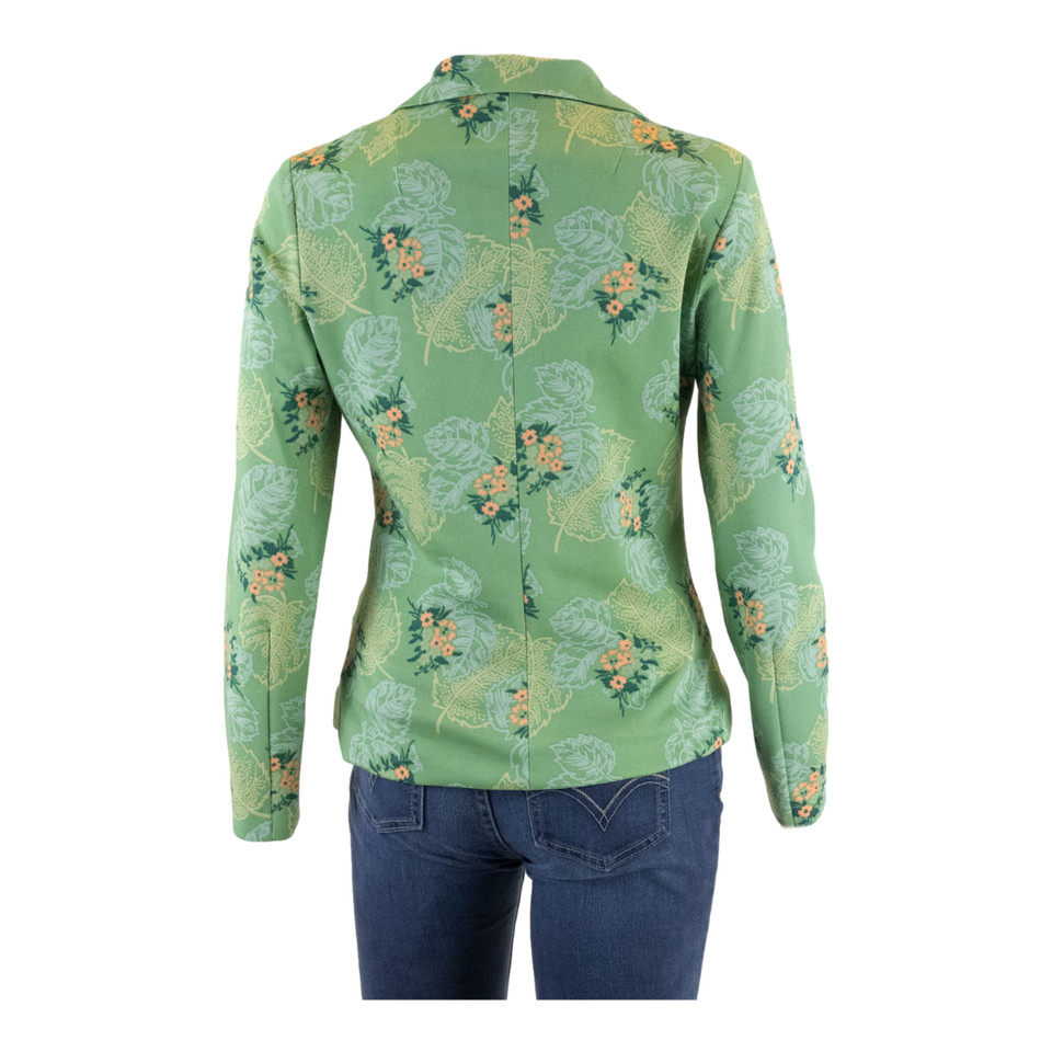 Vintage DIOLEN LOFT Womens Printed Shirt Green Collared Long Sleeve 90s ...
