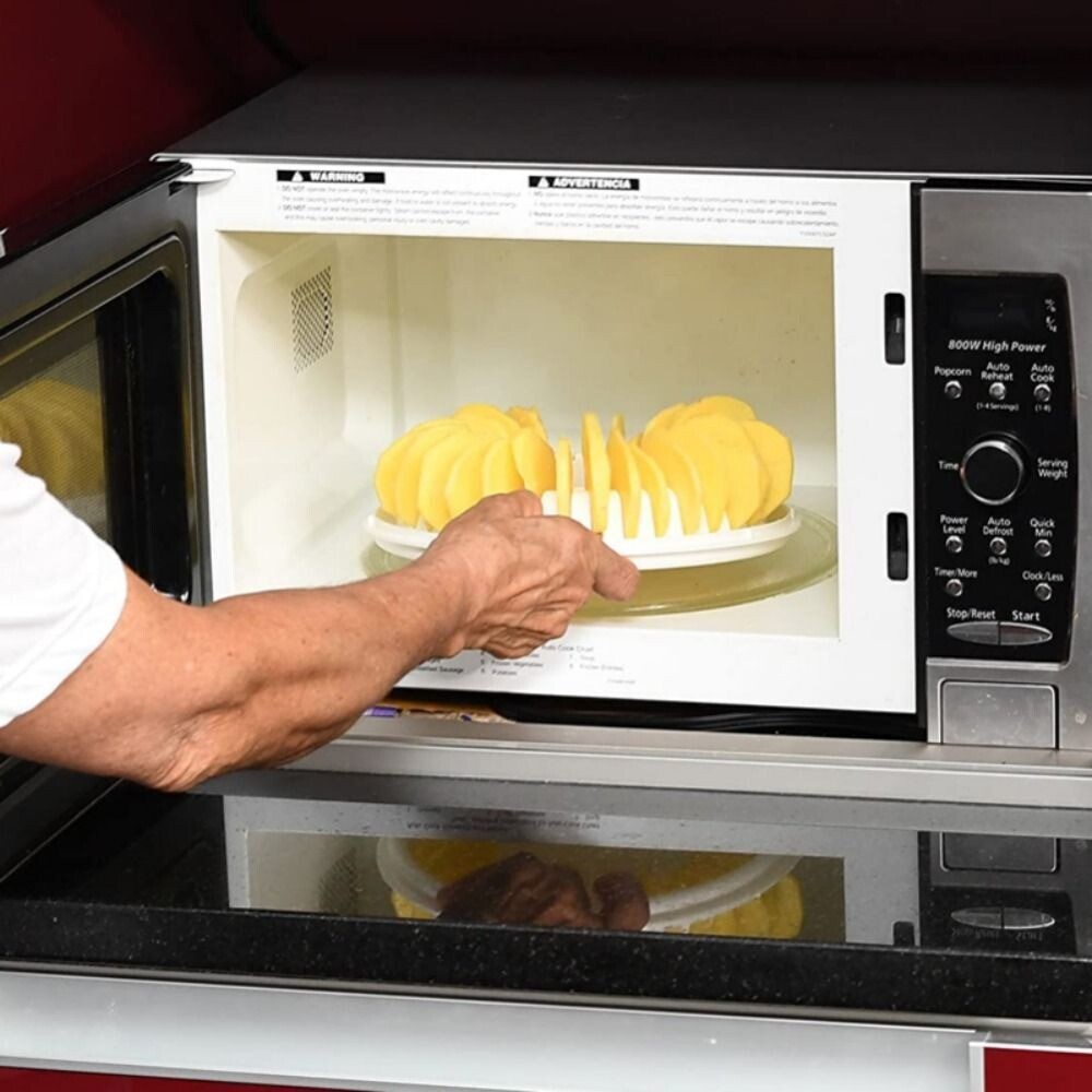 White Chip Rack Durable Potato Chips Baking Machine | eBay