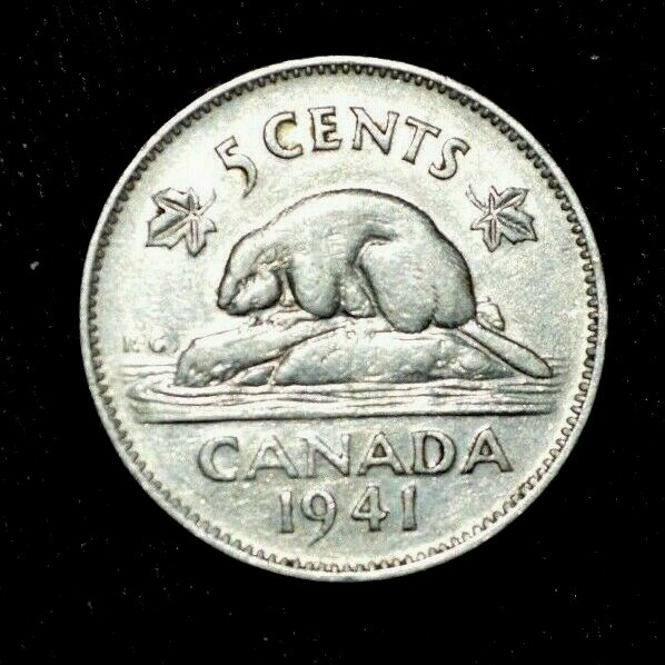 1941 Canada 5 Cent Coin | eBay