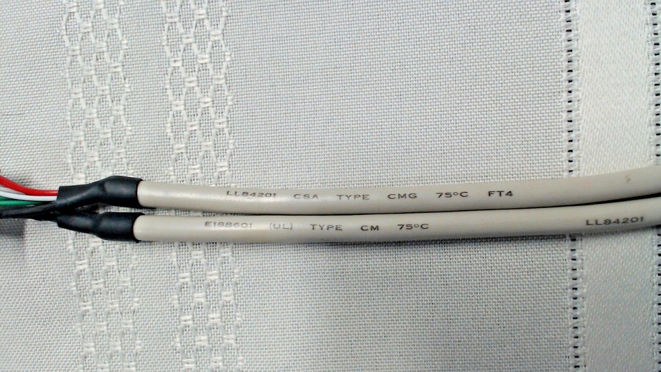 Cable LL84201-F4 CSA TYPE CMG FT4 UTP ETL 6’ ft Cord | eBay