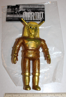 10" Goldar Ambassador Magma Gold Glitter Marmit Sofubi Vinyl Figure ...