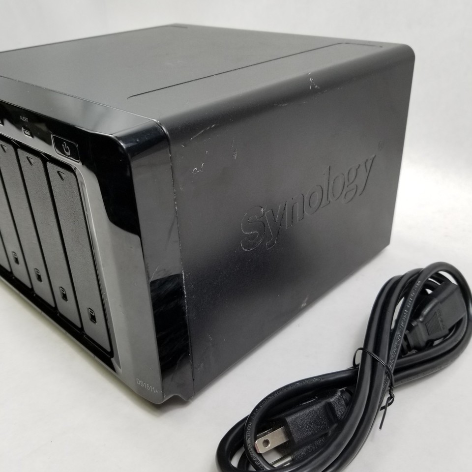 Synology 5-Bay DiskStation DS1511+ Network Attached Storage - NO DRIVES ...