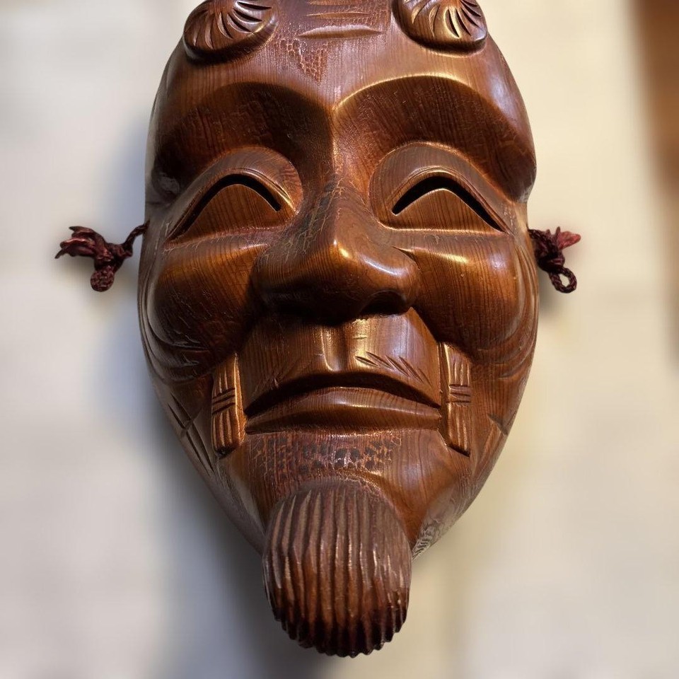 Noh Mask Carving - Traditional Japanese Craft, Wooden, Historic ...