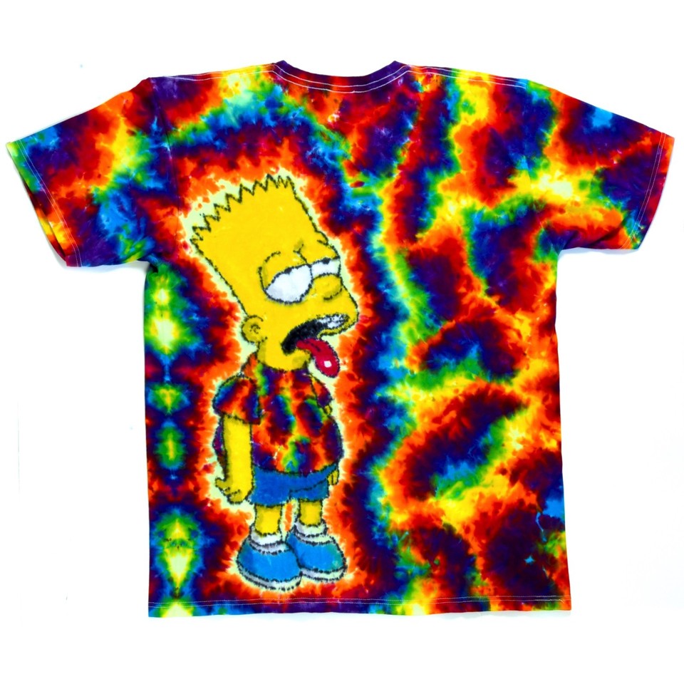 L Austin Mackereth Simpsons Dyes N Good Vibes Tie Dye Shirt Grateful ...