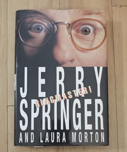 Jerry Springer SIGNED 1998 Autobio TV Talk Show Host Fights, Photos ...