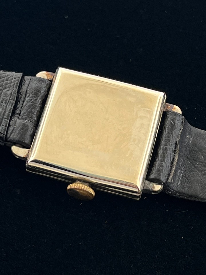 Vintage Elgin Tank Watch 14K Goldfilled Grade 447 10/0s 7 Jewels - RUNS ...