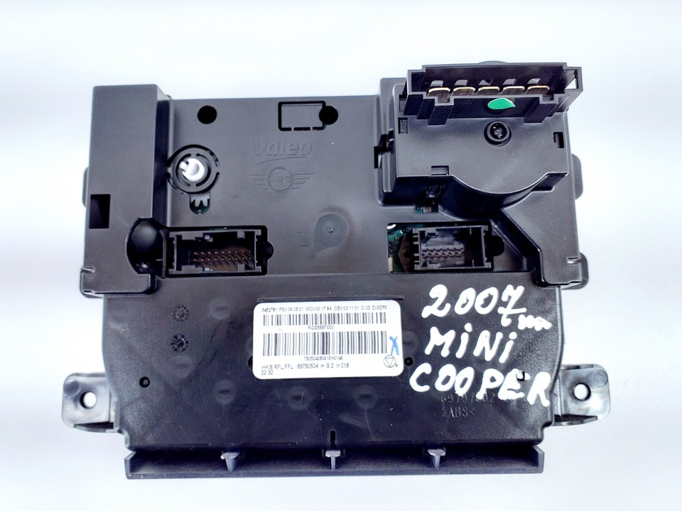 MINI COOPER R56 CLIMATE CONTROL PANEL 3452781 69790504 / 21848572 | eBay
