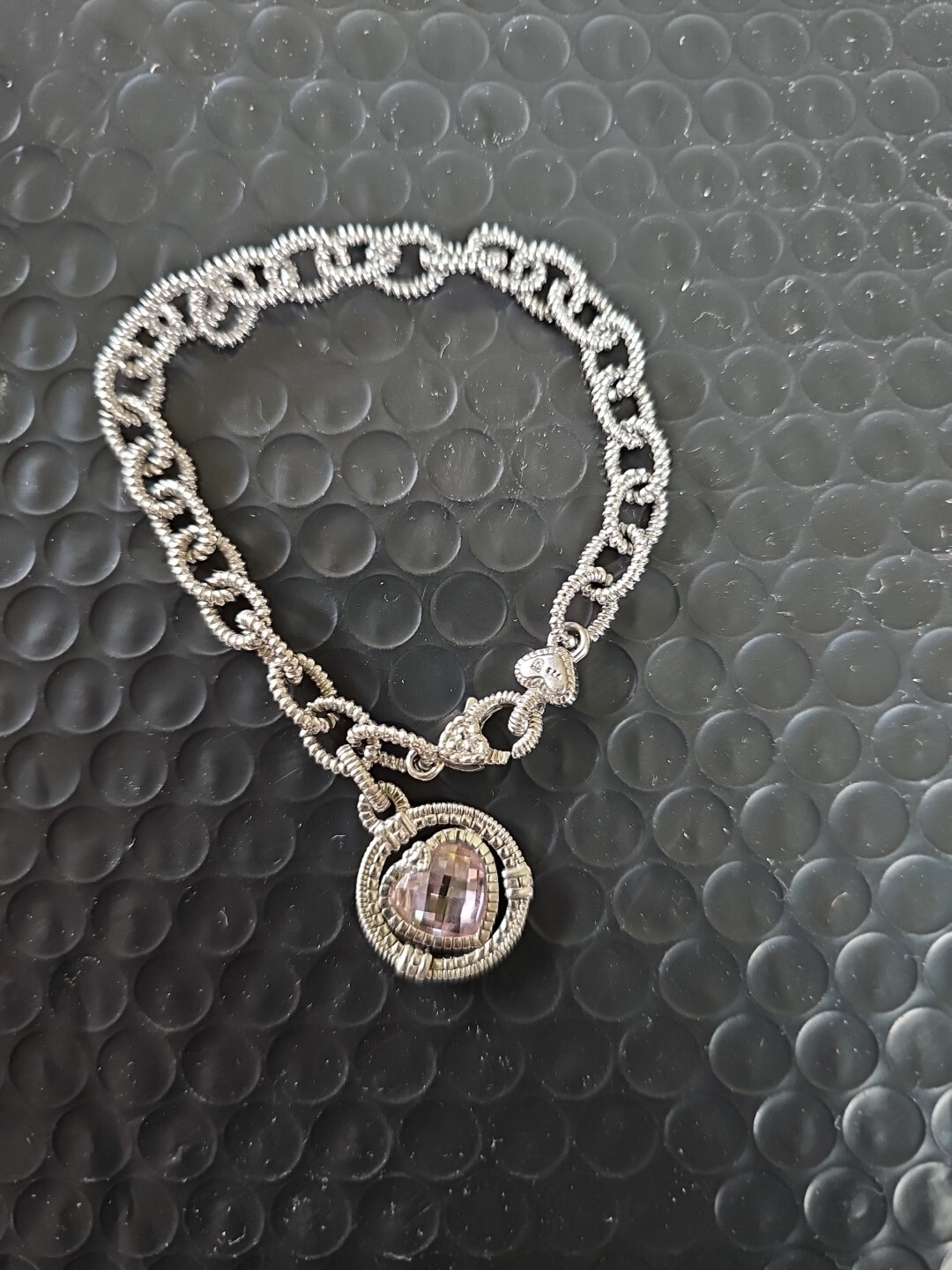 Judith Ripka Bracelet Sterling Silver Athena Link wit… - Gem