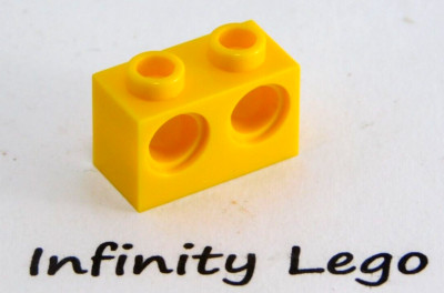 20 LEGO Yellow Technic Brick 1 x 2 with 2 Holes (32000) - (20 Pieces ...