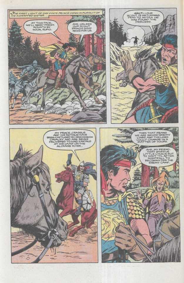 Conan the King Comic 35 Copper Age First Print 1986 Don Kraar Hunt ...