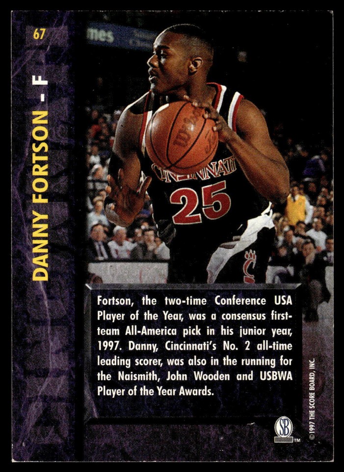 1997 Score Board Rookies #67 Danny Fortson | eBay