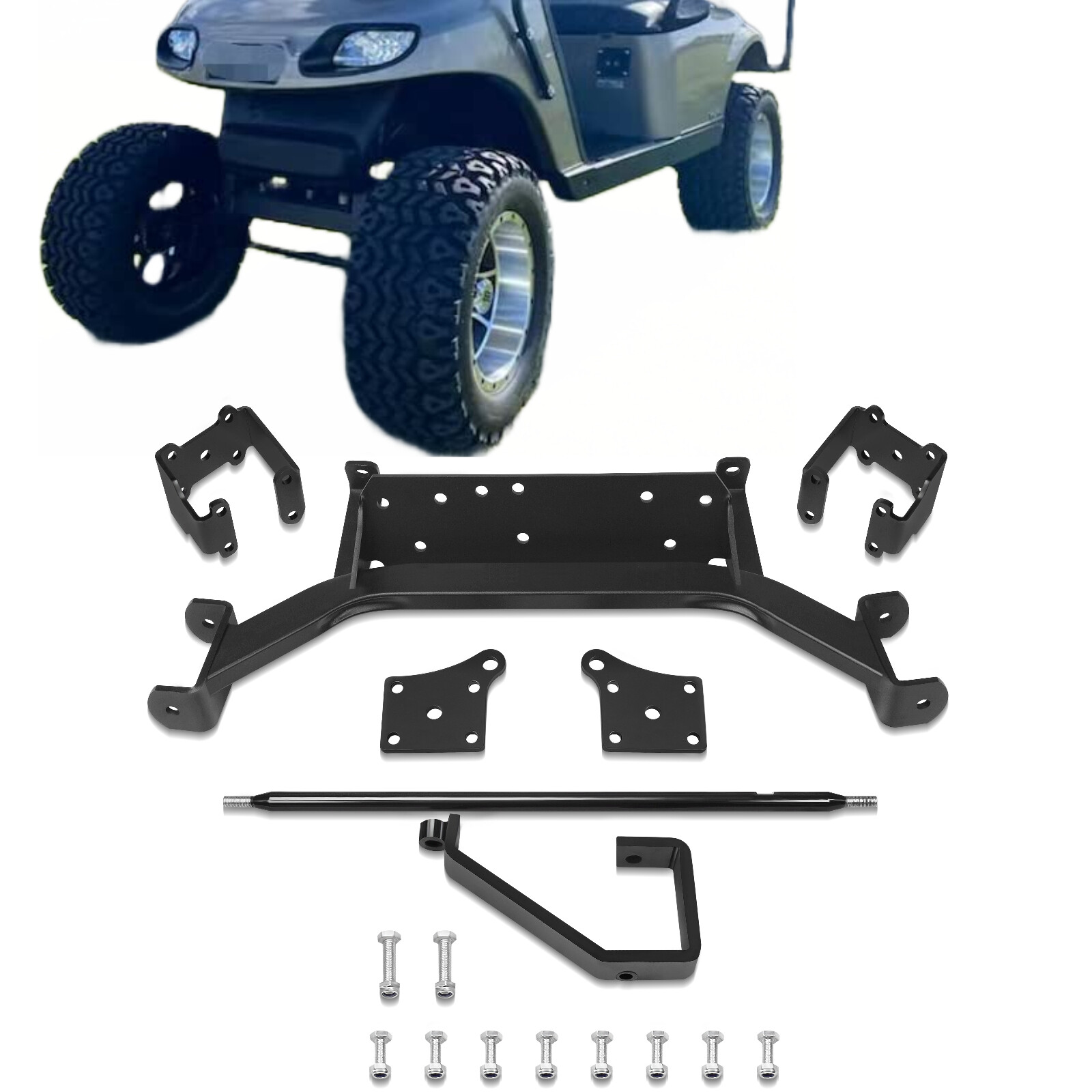 For 6" Drop Axle Lift Kit For EZGO Golf Cart 2001.5-2020 Electric TXT ...