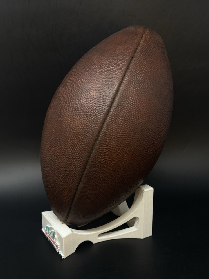 Wilson GST TDJ Junior Size Age 9-12 Leather Football GAME PREPPED - New ...