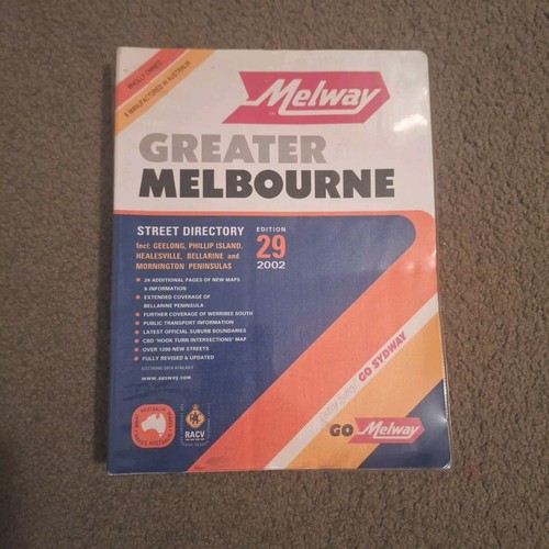 MELWAY Edition 29 2002 Greater MELBOURNE Street Directory Melways | eBay