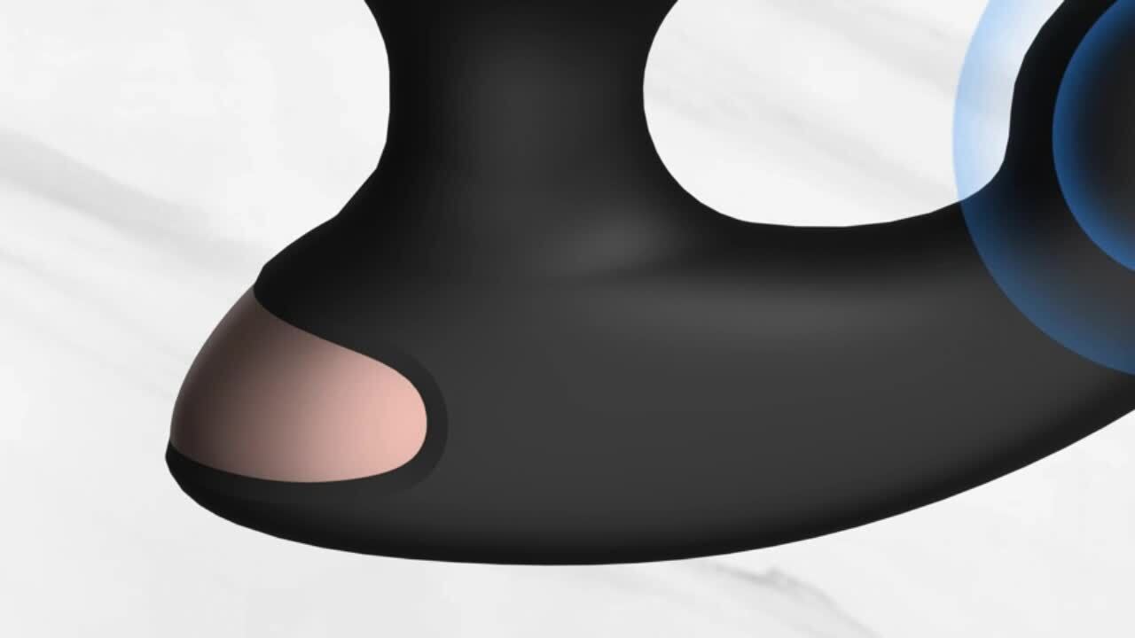 Remote Powerful Flapping Prostate Massager Dual Motor Male Waterproof ...