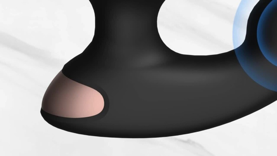 Remote Powerful Flapping Prostate Massager Dual Motor Male Waterproof ...