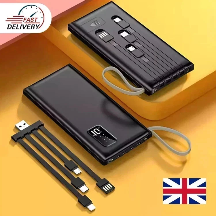 Power Bank 9000000mAh Fast charger Pack USB External Battery For Mobile ...