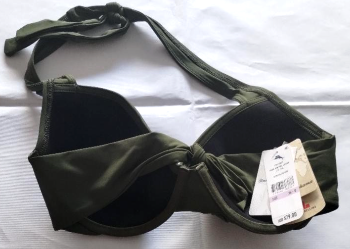 Tommy Bahama DK Tea Leaf Pearl U/W Full Coverage Cup Bra Size 34-D | eBay