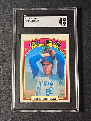 1972 O-Pee-Chee #29 BILL BONHAM Chicago Cubs PSA 4 NEWLY-GRADED! | eBay