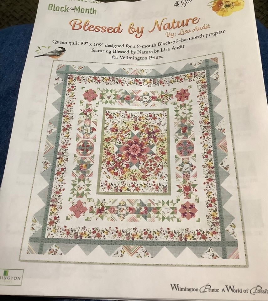 Blessed by Nature block of the month quilt kit by Wilmington | eBay