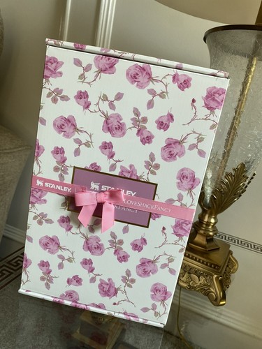 🎀LoveShackFancy Stanley 40oz - Ribbon Rosa - Will Ship Today!!! | eBay