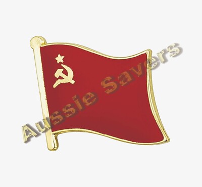 SOVIET UNION (USSR) FLAG LAPEL PIN / BADGE / BROOCH | eBay