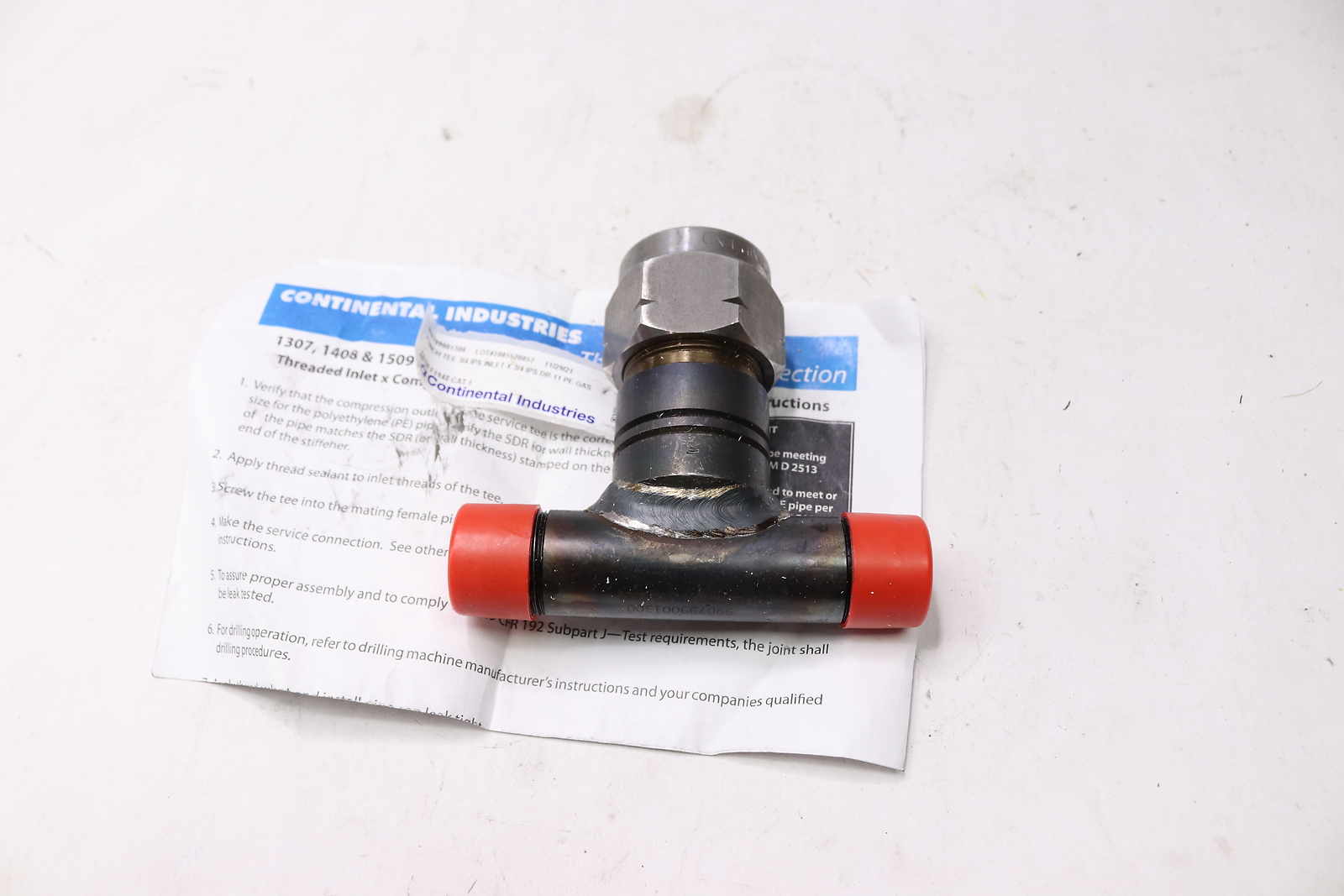 Continental Service Punch Tee 3/4â IPS Inlet x 1" CTS - What's Shown ...