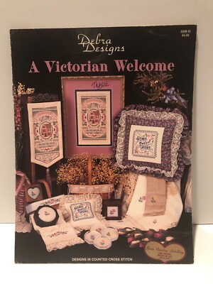 A Victorian Welcome Debra Designs Home Sweet Home Counted Cross Stitch ...