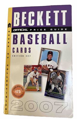 The Official Beckett Price Guide to Baseball Cards 2007 Edition | eBay