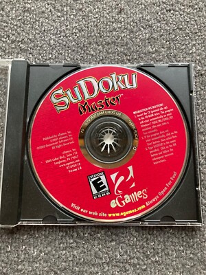 SuDoku Master (PC CD-ROM) Over 10,000 Puzzles | eBay
