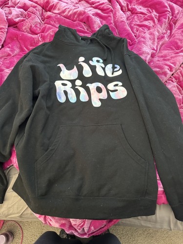 Life Rips Chris D’elia Mens Hoodie Size Large Black | eBay