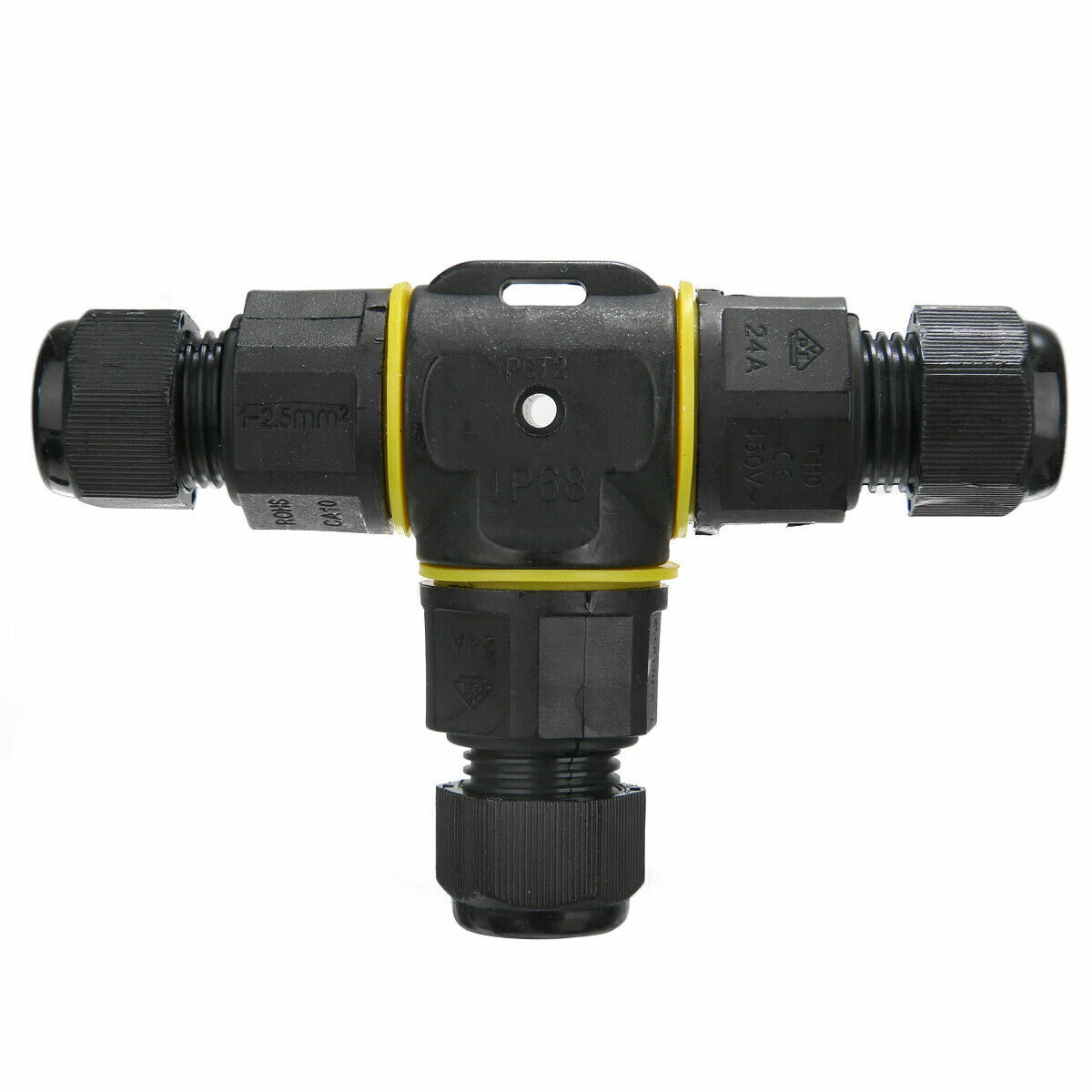 IP68 Wasserdicht Kabelverbinder Muffe Erdkabel Boden außen 3-polig 20A ...