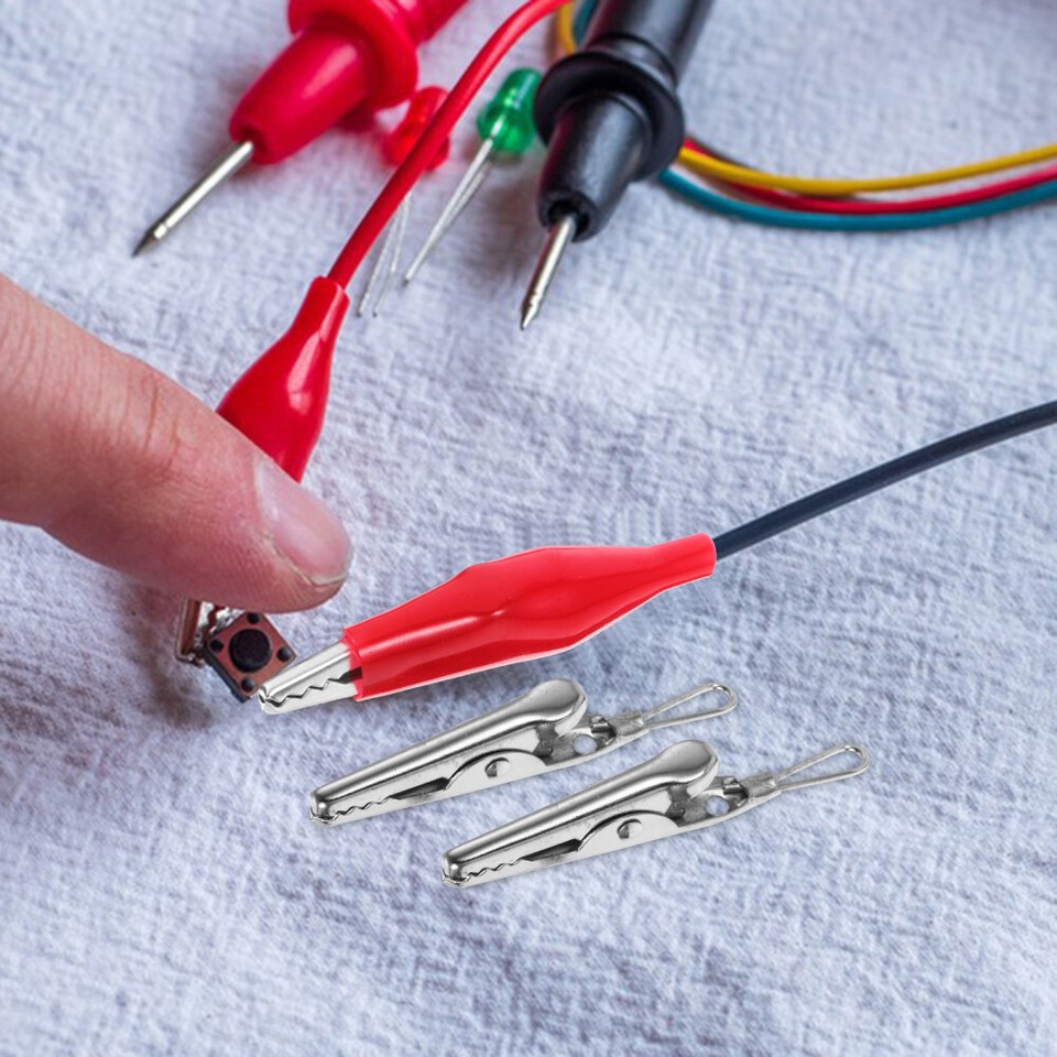 40 Pcs Alligator Clip Cable Clamps Micro Clips Batteries Car Battery | eBay