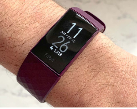 Fitbit Charge 4 Activity Tracker FB417BKBK GPS Heart Rate -Black/Purple ...