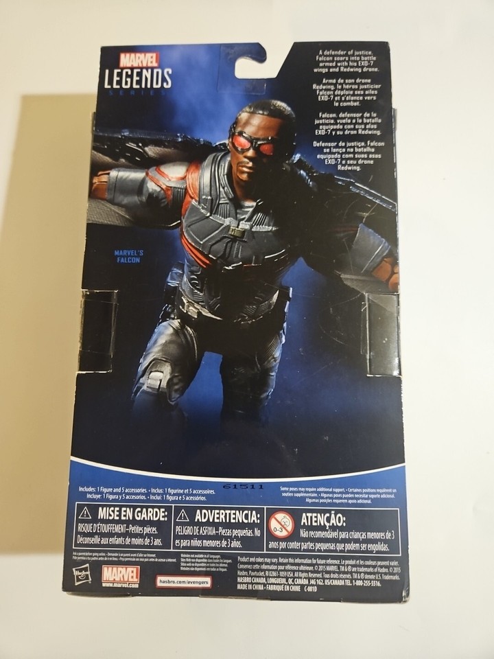 2015 Marvel Legends Falcon Civil War Redwing Drone Figure Walmart ...