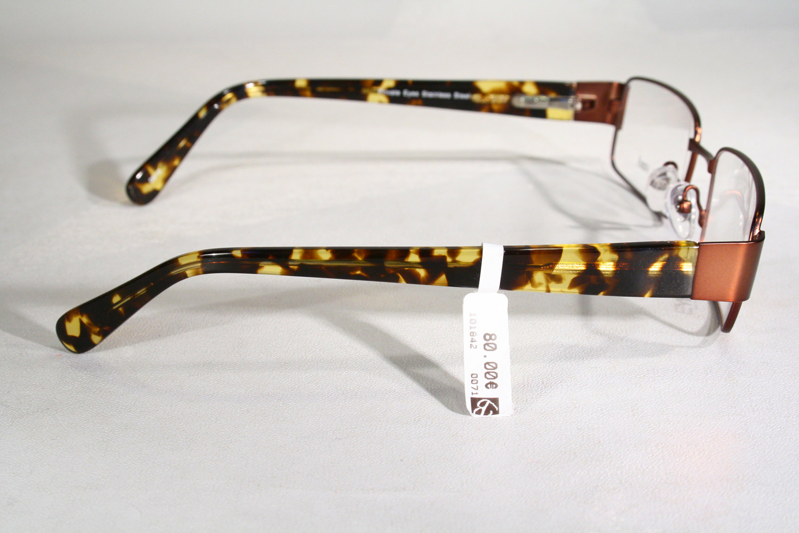 Manly PRIVATE EYES Stainless Steel Copper Tone Eyeglass Frames ...