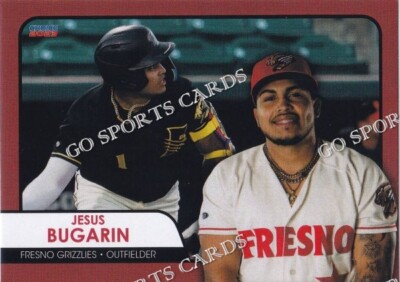 2023 Fresno Grizzlies Jesus Bugarin RC Rookie Colorado Rockies Minor ...