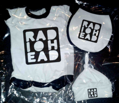 RADIOHEAD - Baby Trousseau Kit Newborn Bodysuit + Bib + Baby Hat ...