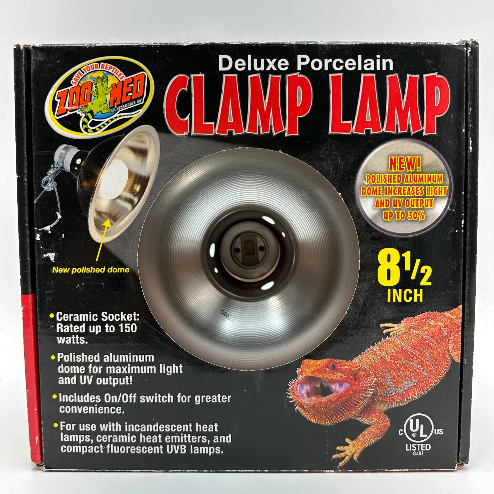 Ceramic Heat Clamp Lamp Reptile Heat Emitter for Reptiles 150 watt LF ...
