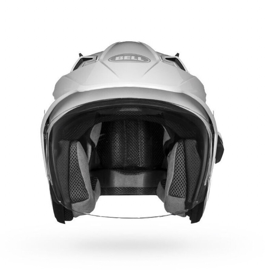 Bell MAG-9 3/4 Helmet Gloss Pearl White 700076 | eBay
