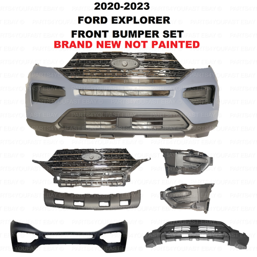 For 2020 2021 2022 ford explorer front bumper Assembly No Sensors ...