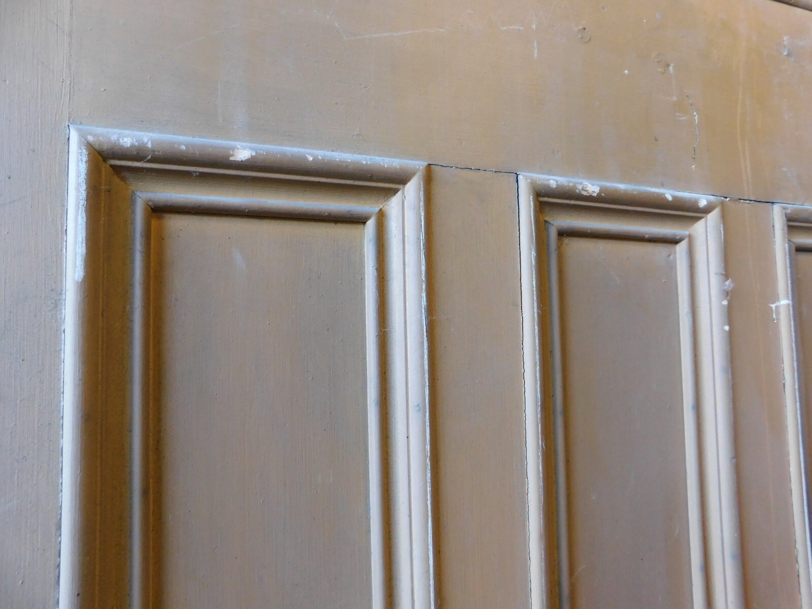 1860's Antique ENTRY DOOR Large and Rare ITALIANATE Style Raised Panel ...