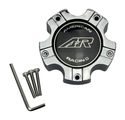 American Racing Chrome 5 Lug Wheel Center Cap W/Screws CAP M-561 | eBay