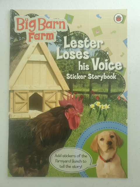 Big Barn Farm Lester Loses His Voice Sticker Story Book by Ladybird ...