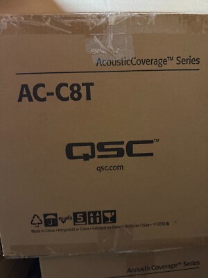 QSC AC-C8T Acoustic Coverage 8" 2-Way 80W Ceiling Loudspeaker Pair ...