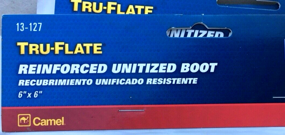 [2] CAMEL REINFORCED UNITIZED BOOT 6"x 6" TIRE REPAIR PATCH | eBay