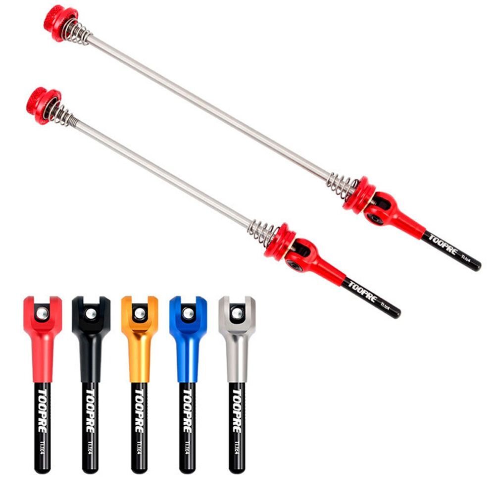 Bike Quick Release Skewer Ti Titanium Axle CNC Turning Cycling Hub ...