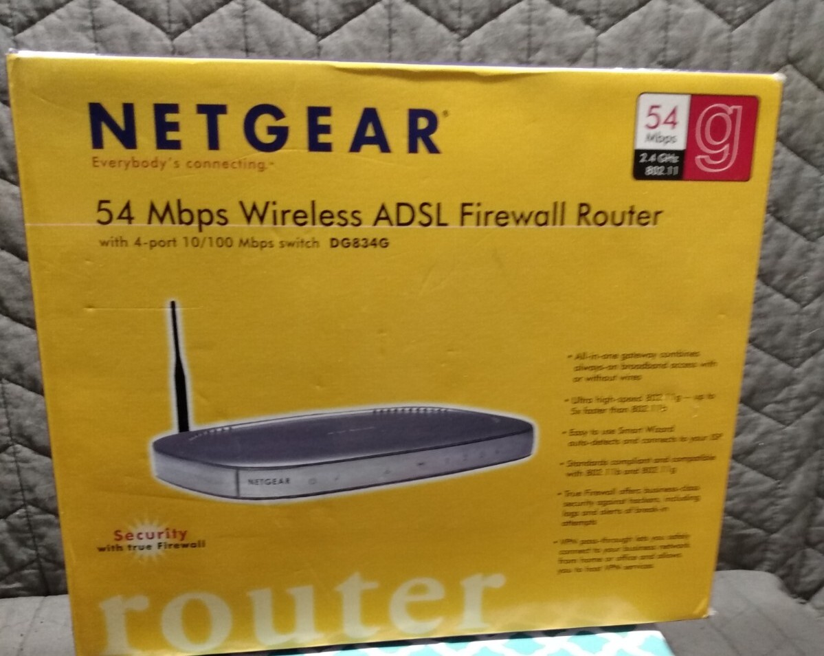 Netgear WGR614 54 Mbps 4-Port 10/100 Wireless G Router (WGR614GR) for ...