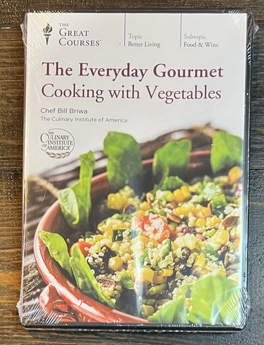 GREAT COURSES THE EVERYDAY GOURMET: COOKING WITH VEGETABLES DVD SEALED ...