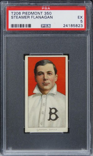1909 T206 Piedmont 350 Steamer Flanagan PSA 5 EX | eBay